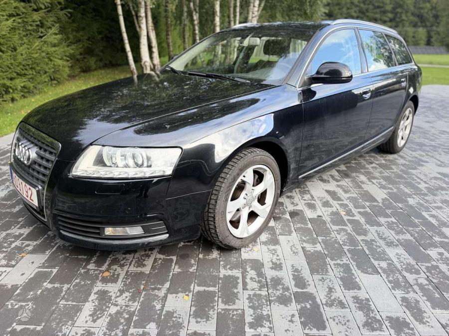 Black Audi A6 2009 in Kazlu Ruda, with an engine capacity of 1.98 L and mileage of 207 thousand km for 3350 €, photo 1 on AUTOMOTO.COM.LV