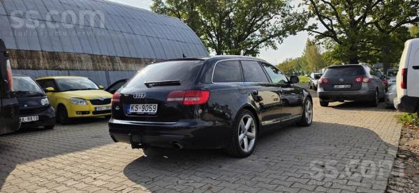 Ауди А6 2009 в Валмиера на AUTOMOTO.COM.LV Черный Ауди А6 2009 в Валмиера, объемом двигателя 2.70 л и пробегом 369 тыс. км за 3500 €, фото 4 на AUTOMOTO.COM.LV