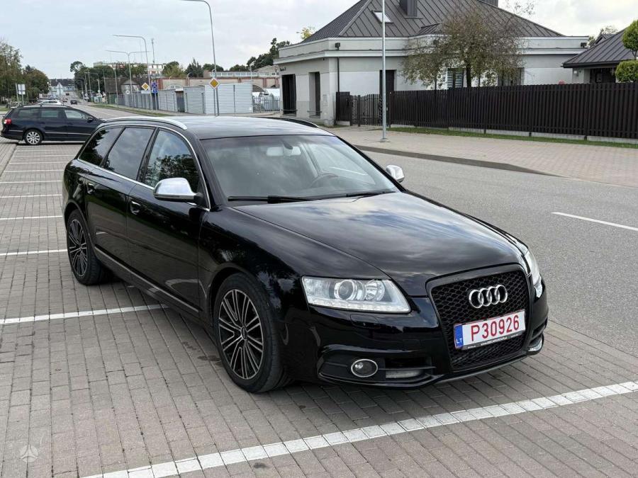 Black Audi A6 2009 in Ukmerge, with an engine capacity of 1.97 L and mileage of 287 thousand km for 3750 €, photo 1 on AUTOMOTO.COM.LV
