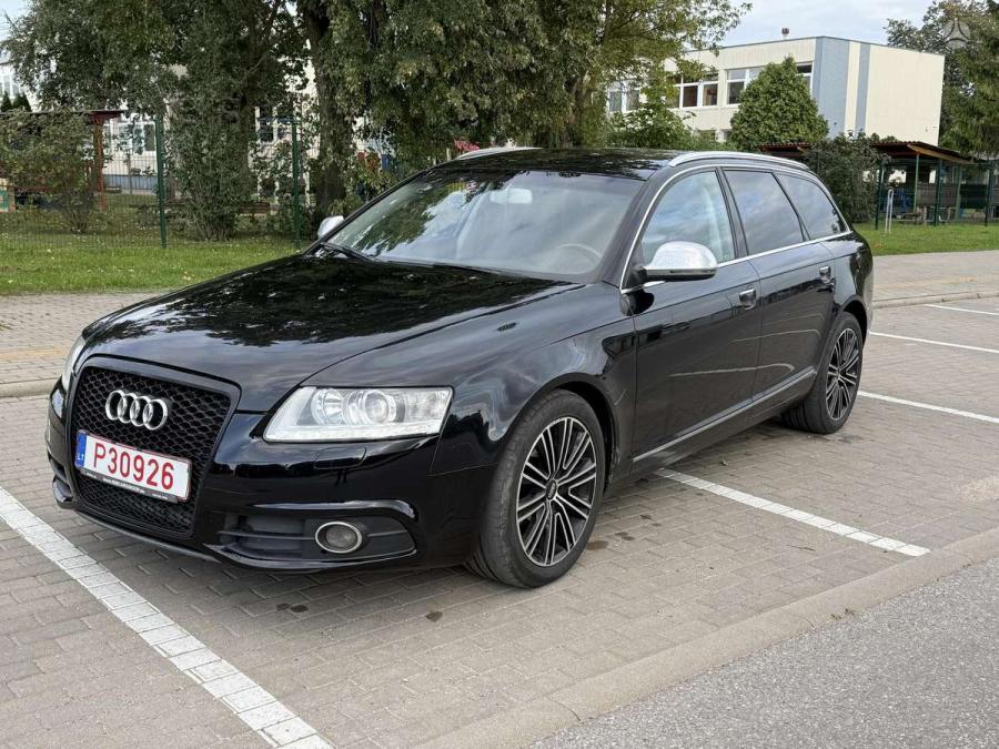 Black Audi A6 2009 in Ukmerge, with an engine capacity of 1.97 L and mileage of 287 thousand km for 3750 €, photo 3 on AUTOMOTO.COM.LV