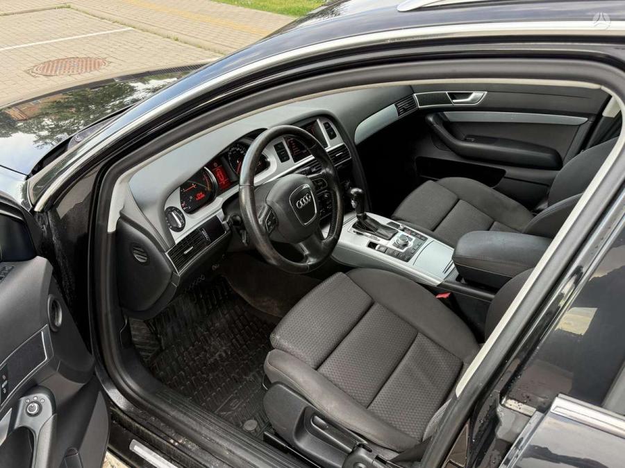 Black Audi A6 2009 in Ukmerge, with an engine capacity of 1.97 L and mileage of 287 thousand km for 3750 €, photo 7 on AUTOMOTO.COM.LV