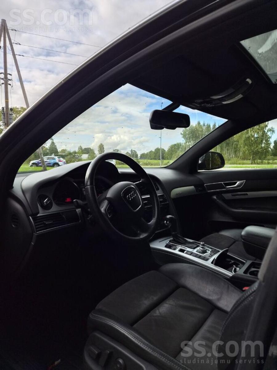 Melns Audi A6 2009 Valmiera, ar dzinēja tilpumu 3.00 L un nobraukumu 416 tūkst. km par 4850 €, foto 6 vietnē AUTOMOTO.COM.LV