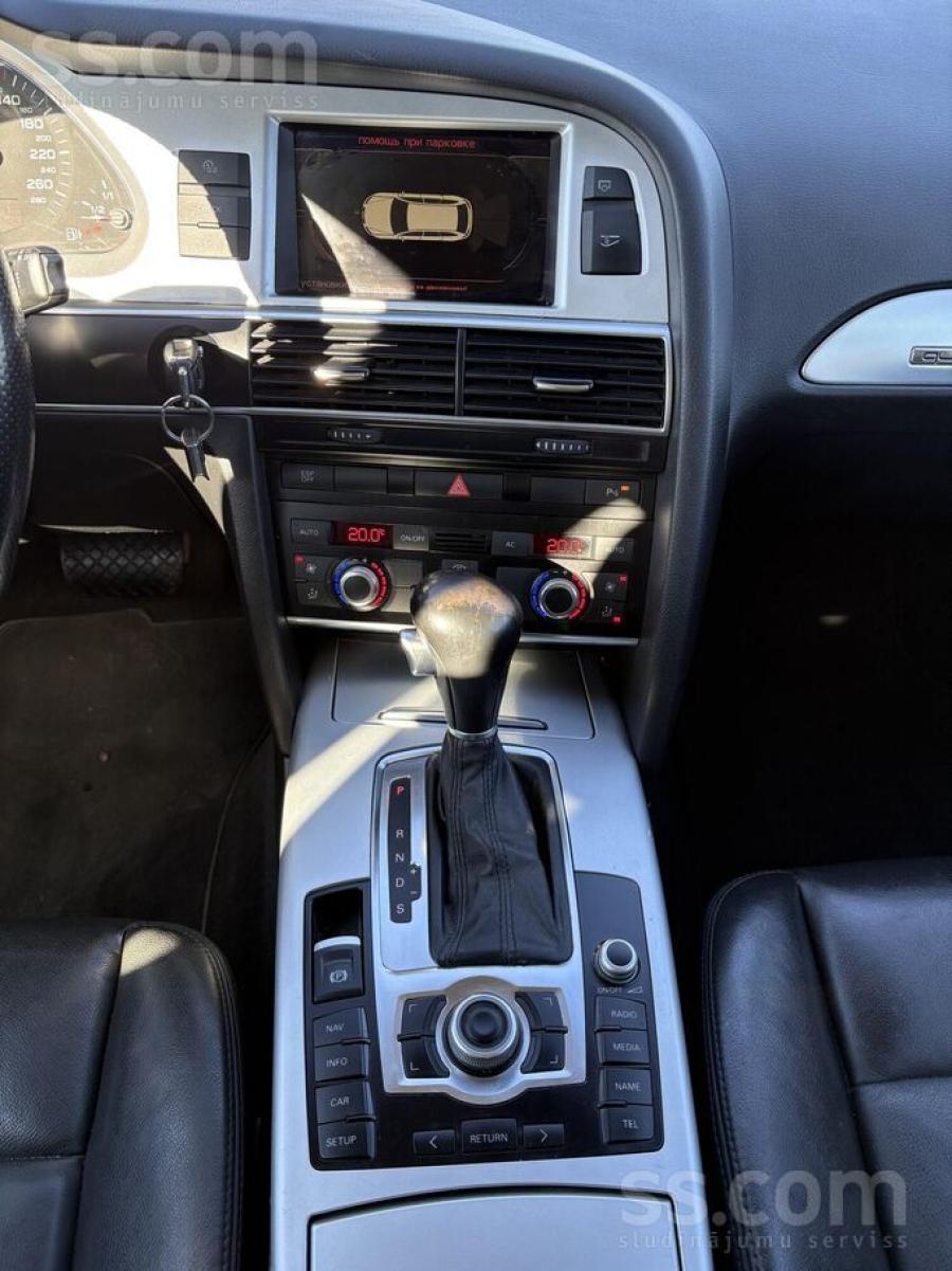 Melns Audi A6 2009 Daugavpils, ar dzinēja tilpumu 3.00 L un nobraukumu 238 tūkst. km par 5250 €, foto 12 vietnē AUTOMOTO.COM.LV