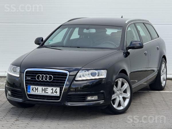 Black Audi A6 2009 in Riga, with an engine capacity of 3.00 L and mileage of 341 thousand km for 4980 €, photo 1 on AUTOMOTO.COM.LV