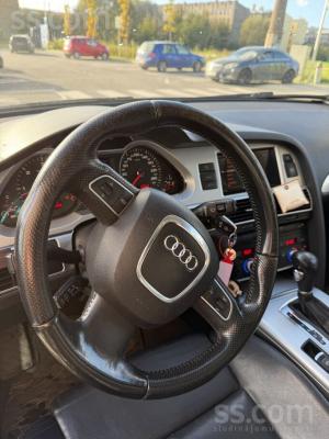 Black Audi A6 2009 in Riga, with an engine capacity of 3.00 L and mileage of 289 thousand km for 3500 €, photo 6 on AUTOMOTO.COM.LV