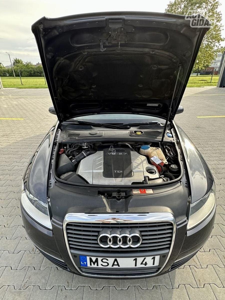 Black Audi A6 2009 in Kaunas, with an engine capacity of 2.70 L and mileage of 393 thousand km for 2850 €, photo 9 on AUTOMOTO.COM.LV
