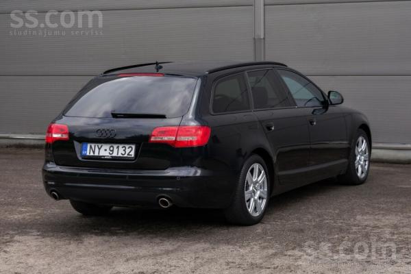 Black Audi A6 2010 in Riga, with an engine capacity of 3.00 L and mileage of 0 thousand km for 7450 €, photo 4 on AUTOMOTO.COM.LV