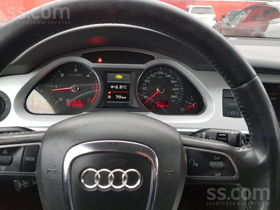 Melns Audi A6 2010 Rīga, ar dzinēja tilpumu 2.70 L un nobraukumu 278 tūkst. km par 5950 €, foto 13 vietnē AUTOMOTO.COM.LV