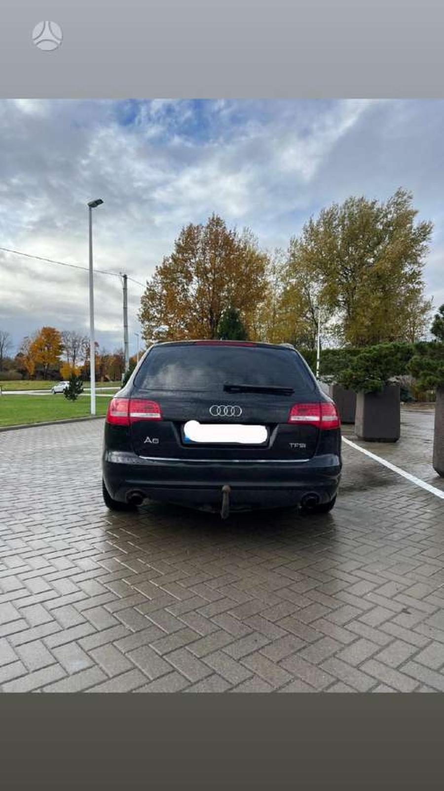 Black Audi A6 2010 in Taurage, with an engine capacity of 1.98 L and mileage of 310 thousand km for 2300 €, photo 6 on AUTOMOTO.COM.LV