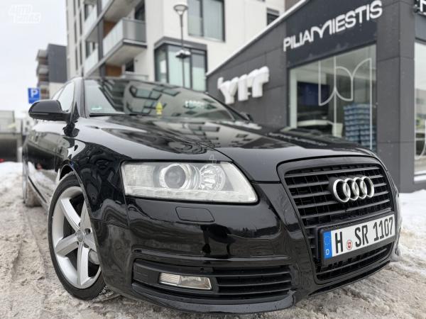 Melns Audi A6 2010 Kauņa, ar dzinēja tilpumu 2.00 L un nobraukumu 299 tūkst. km par 6350 €, foto 1 vietnē AUTOMOTO.COM.LV