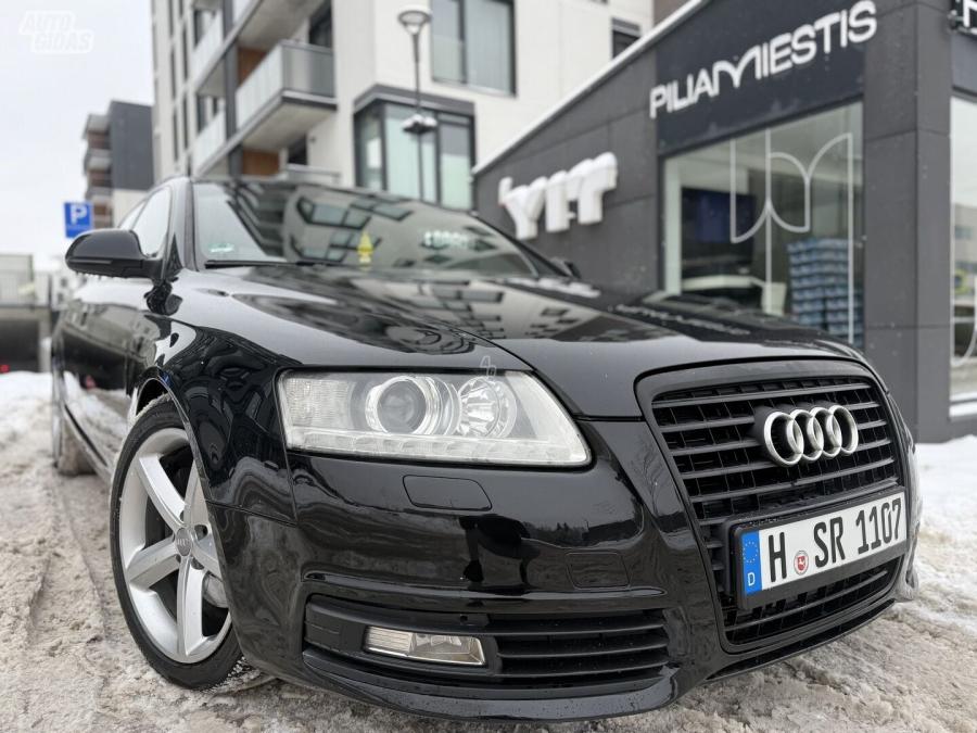 Melns Audi A6 2010 Kauņa, ar dzinēja tilpumu 2.00 L un nobraukumu 299 tūkst. km par 6350 €, foto 1 vietnē AUTOMOTO.COM.LV