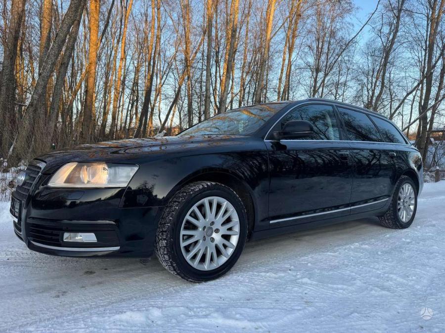 Black Audi A6 2010 in Utena, with an engine capacity of 2.70 L and mileage of 285 thousand km for 4250 €, photo 1 on AUTOMOTO.COM.LV