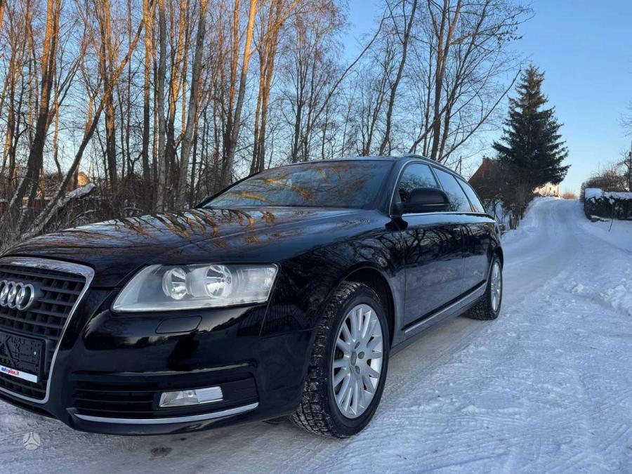 Black Audi A6 2010 in Utena, with an engine capacity of 2.70 L and mileage of 285 thousand km for 4250 €, photo 8 on AUTOMOTO.COM.LV