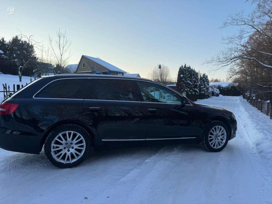 Black Audi A6 2010 in Utena, with an engine capacity of 2.70 L and mileage of 285 thousand km for 4250 €, photo 11 on AUTOMOTO.COM.LV
