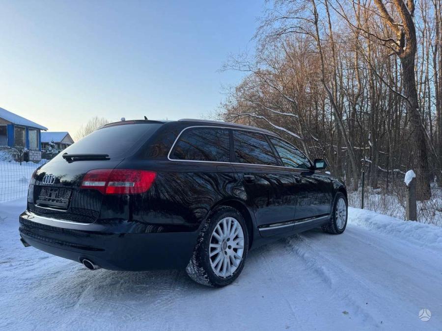 Black Audi A6 2010 in Utena, with an engine capacity of 2.70 L and mileage of 285 thousand km for 4250 €, photo 15 on AUTOMOTO.COM.LV