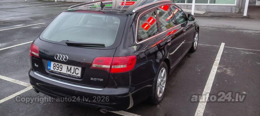 Black Audi A6 2010 in Tallinn, with an engine capacity of 2.00 L and mileage of 362 thousand km for 7000 €, photo 3 on AUTOMOTO.COM.LV