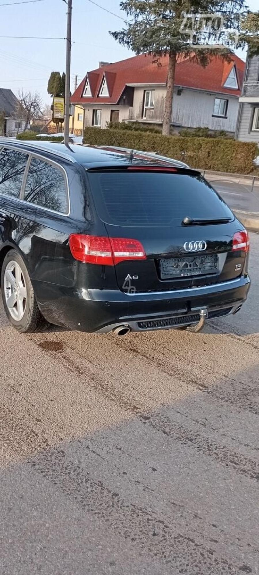 Black Audi A6 2010 in Raseiniai, with an engine capacity of 2.70 L and mileage of 352 thousand km for 5900 €, photo 4 on AUTOMOTO.COM.LV