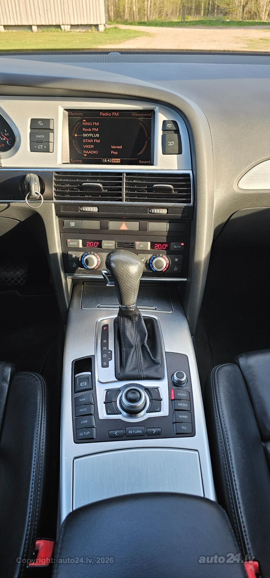 Melns Audi A6 2010 Tallina, ar dzinēja tilpumu 3.00 L un nobraukumu 331 tūkst. km par 7400 €, foto 13 vietnē AUTOMOTO.COM.LV