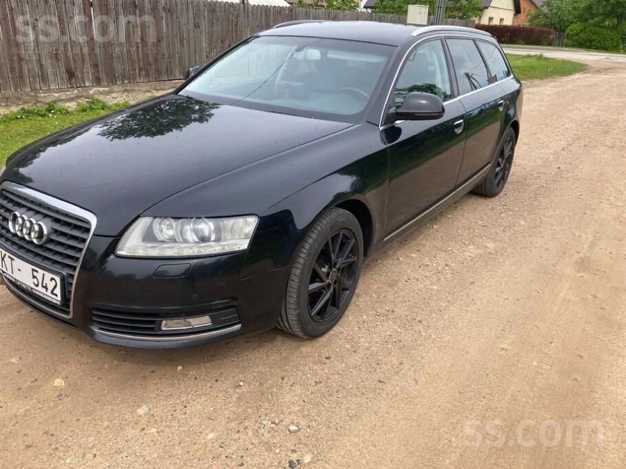 Black Audi A6 2010 in Jelgava, with an engine capacity of 2.70 L and mileage of 430 thousand km for 5200 €, photo 1 on AUTOMOTO.COM.LV