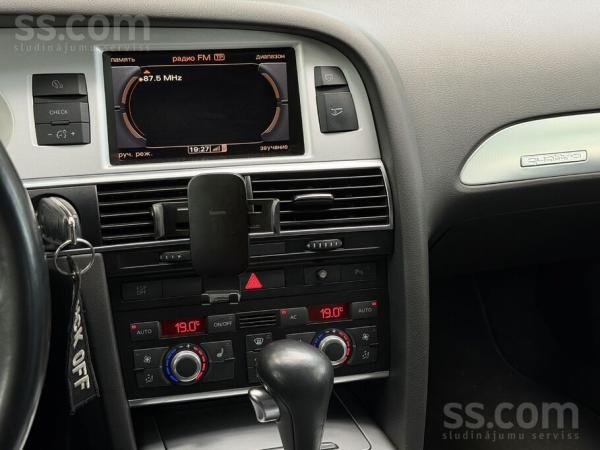 Black Audi A6 2010 in Riga, with an engine capacity of 3.00 L and mileage of 257 thousand km for 6900 €, photo 10 on AUTOMOTO.COM.LV