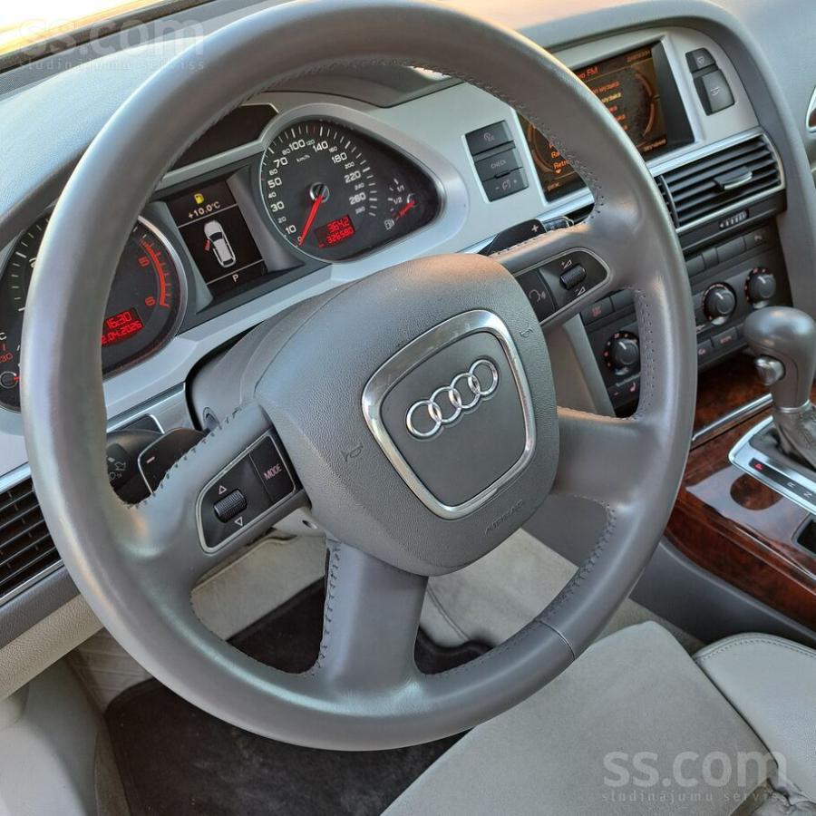 Black Audi A6 2010 in Rezekne, with an engine capacity of 2.00 L and mileage of 0 thousand km for 5650 €, photo 14 on AUTOMOTO.COM.LV