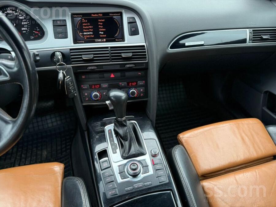 Melns Audi A6 2010 Ogre, ar dzinēja tilpumu 3.00 L un nobraukumu 351 tūkst. km par 5800 €, foto 8 vietnē AUTOMOTO.COM.LV