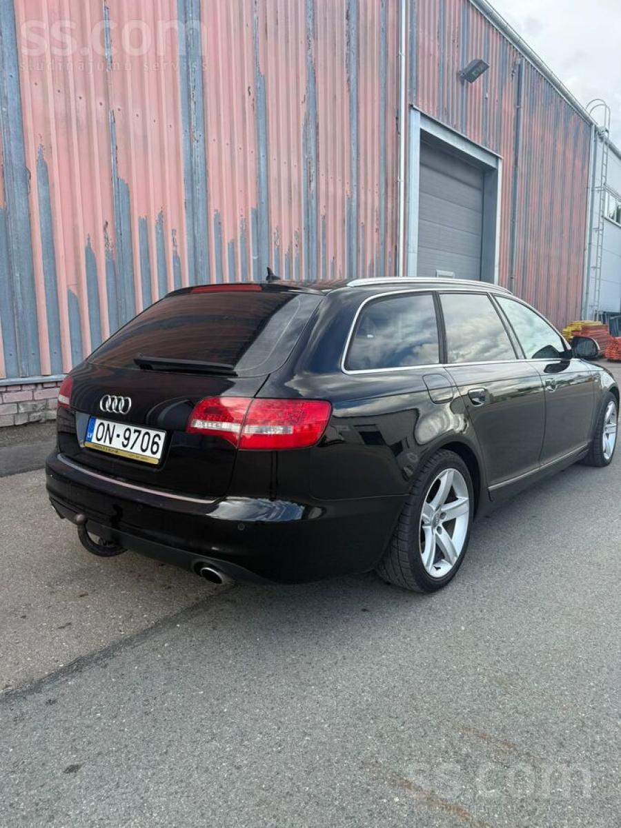 Black Audi A6 2010 in Riga, with an engine capacity of 2.70 L and mileage of 0 thousand km for 5200 €, photo 5 on AUTOMOTO.COM.LV