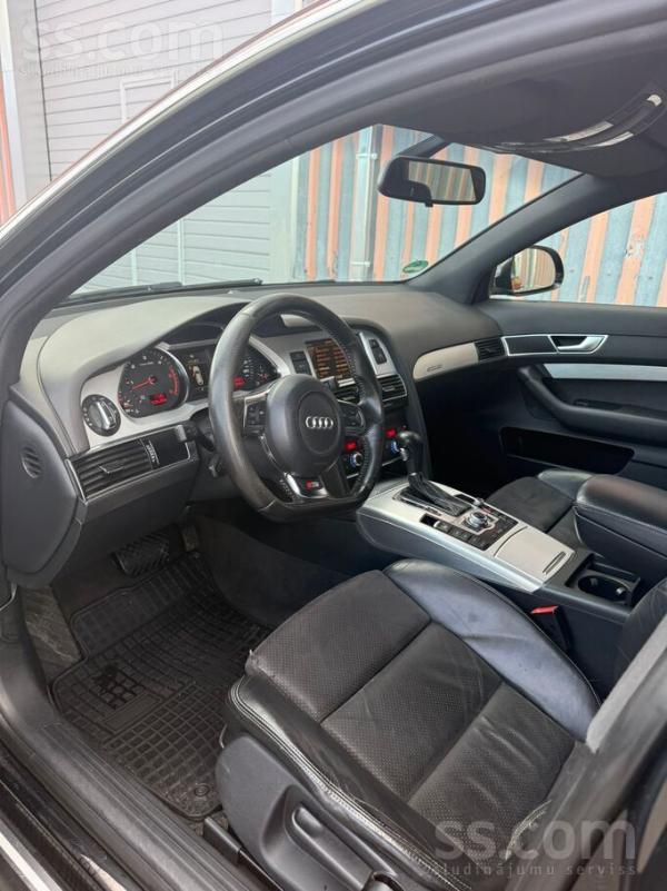 Black Audi A6 2010 in Riga, with an engine capacity of 2.70 L and mileage of 0 thousand km for 5200 €, photo 6 on AUTOMOTO.COM.LV