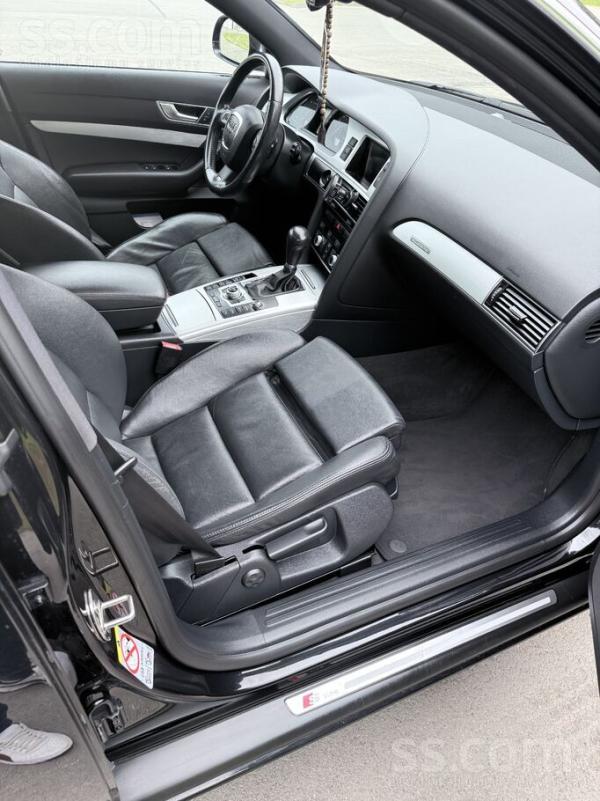 Black Audi A6 2010 in Riga, with an engine capacity of 3.00 L and mileage of 341 thousand km for 6700 €, photo 9 on AUTOMOTO.COM.LV
