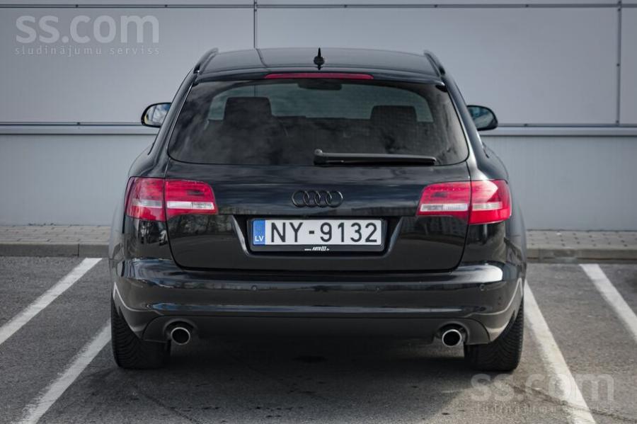 Black Audi A6 2010 in Riga, with an engine capacity of 3.00 L and mileage of 0 thousand km for 6750 €, photo 6 on AUTOMOTO.COM.LV