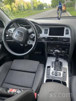 Black Audi A6 2010 in Riga, with an engine capacity of 3.00 L and mileage of 279 thousand km for 7500 €, photo 5 on AUTOMOTO.COM.LV