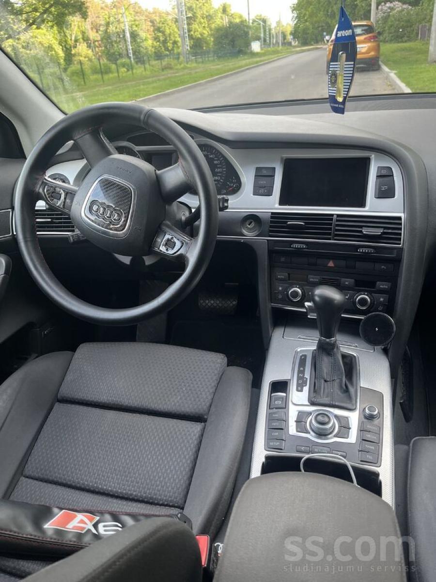 Black Audi A6 2010 in Riga, with an engine capacity of 3.00 L and mileage of 279 thousand km for 7500 €, photo 5 on AUTOMOTO.COM.LV