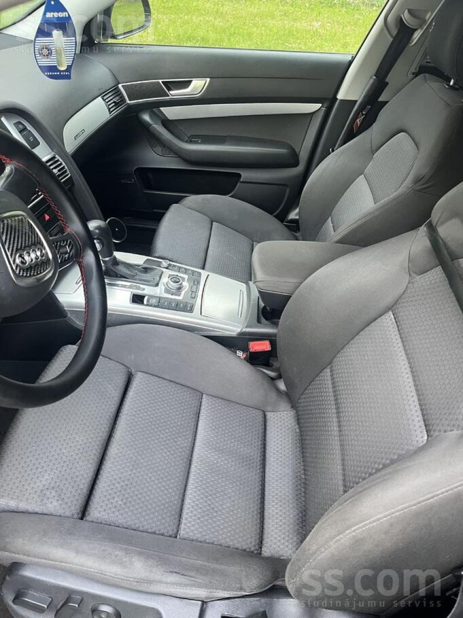 Black Audi A6 2010 in Riga, with an engine capacity of 3.00 L and mileage of 279 thousand km for 7500 €, photo 7 on AUTOMOTO.COM.LV