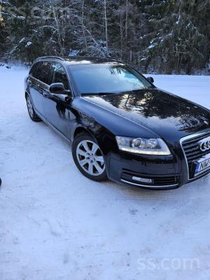 Melns Audi A6 2010 Cēsis, ar dzinēja tilpumu 2.00 L un nobraukumu 298 tūkst. km par 6850 €, foto  vietnē AUTOMOTO.COM.LV