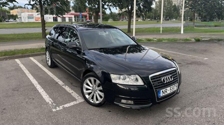 Black Audi A6 2010 in Riga, with an engine capacity of 2.70 L and mileage of 320 thousand km for 6400 €, photo 4 on AUTOMOTO.COM.LV