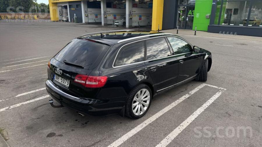 Black Audi A6 2010 in Riga, with an engine capacity of 2.70 L and mileage of 320 thousand km for 6400 €, photo 6 on AUTOMOTO.COM.LV