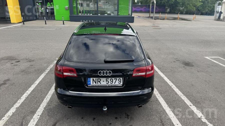 Black Audi A6 2010 in Riga, with an engine capacity of 2.70 L and mileage of 320 thousand km for 6400 €, photo 7 on AUTOMOTO.COM.LV