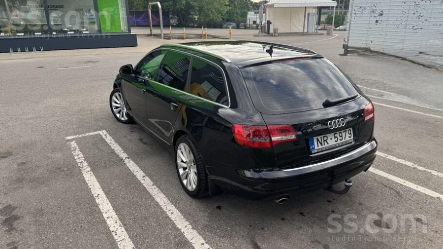 Black Audi A6 2010 in Riga, with an engine capacity of 2.70 L and mileage of 320 thousand km for 6400 €, photo 8 on AUTOMOTO.COM.LV