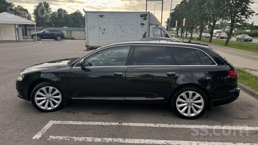 Black Audi A6 2010 in Riga, with an engine capacity of 2.70 L and mileage of 320 thousand km for 6400 €, photo 9 on AUTOMOTO.COM.LV