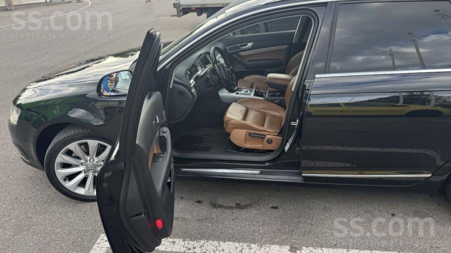 Black Audi A6 2010 in Riga, with an engine capacity of 2.70 L and mileage of 320 thousand km for 6400 €, photo 10 on AUTOMOTO.COM.LV