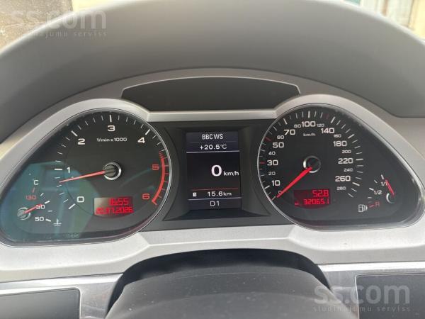 Black Audi A6 2010 in Riga, with an engine capacity of 2.70 L and mileage of 321 thousand km for 5750 €, photo 3 on AUTOMOTO.COM.LV
