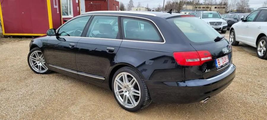 Black Audi A6 2010 in Riga, with an engine capacity of 3.00 L and mileage of 225 thousand km for 8900 €, photo 4 on AUTOMOTO.COM.LV