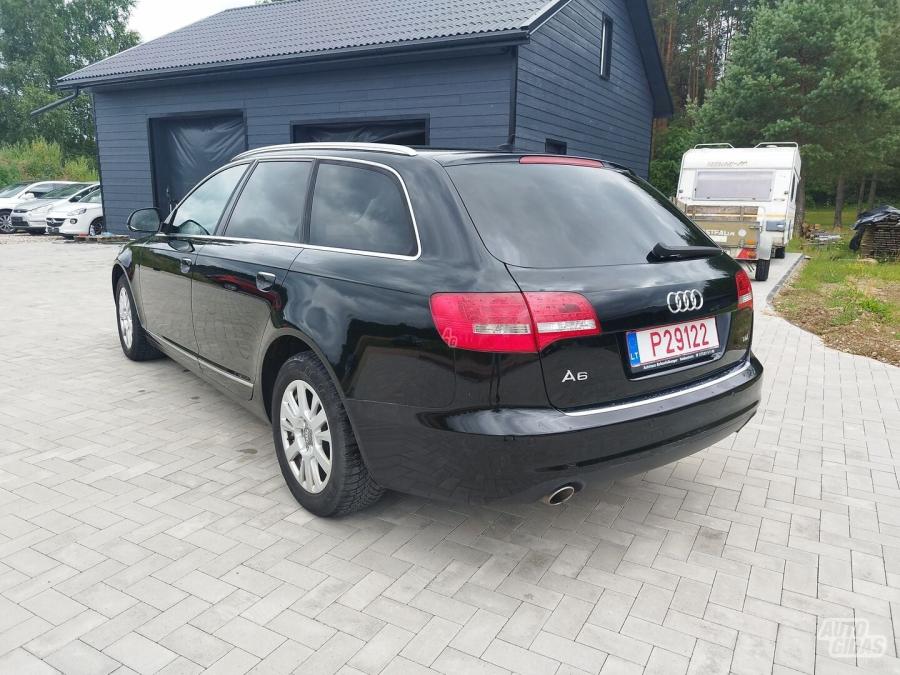 Black Audi A6 2010 in Druskininkai, with an engine capacity of 2.70 L and mileage of 288 thousand km for 4350 €, photo 7 on AUTOMOTO.COM.LV