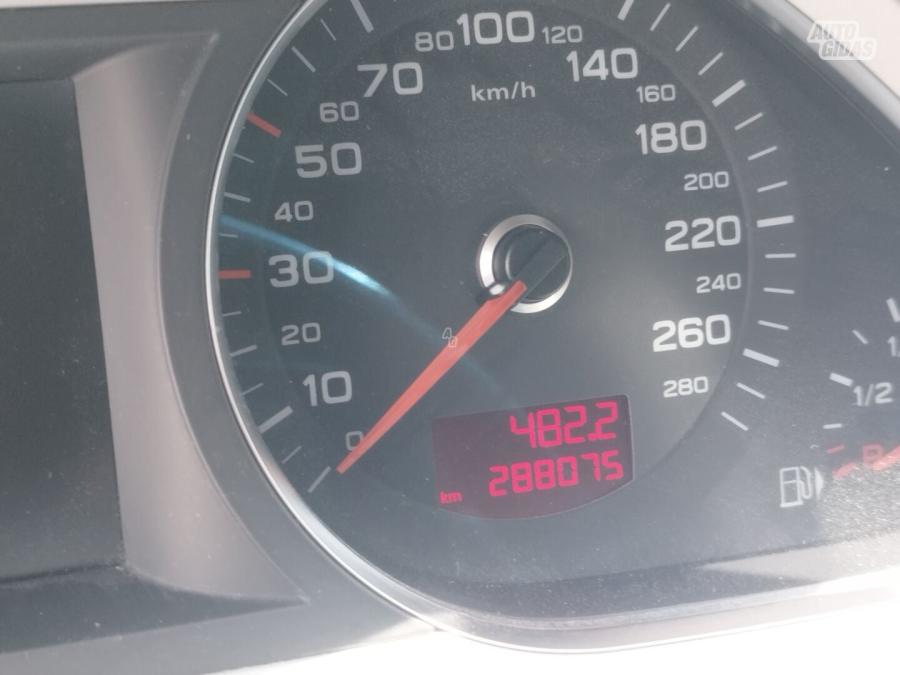 Black Audi A6 2010 in Druskininkai, with an engine capacity of 2.70 L and mileage of 288 thousand km for 4350 €, photo 10 on AUTOMOTO.COM.LV