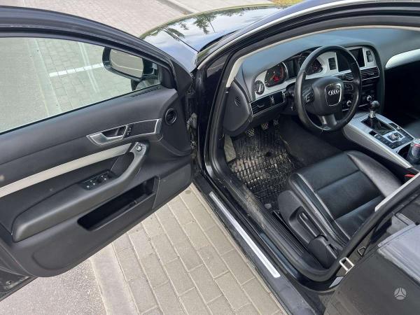 Black Audi A6 2010 in Vilnius, with an engine capacity of 1.97 L and mileage of 298 thousand km for 5500 €, photo 9 on AUTOMOTO.COM.LV