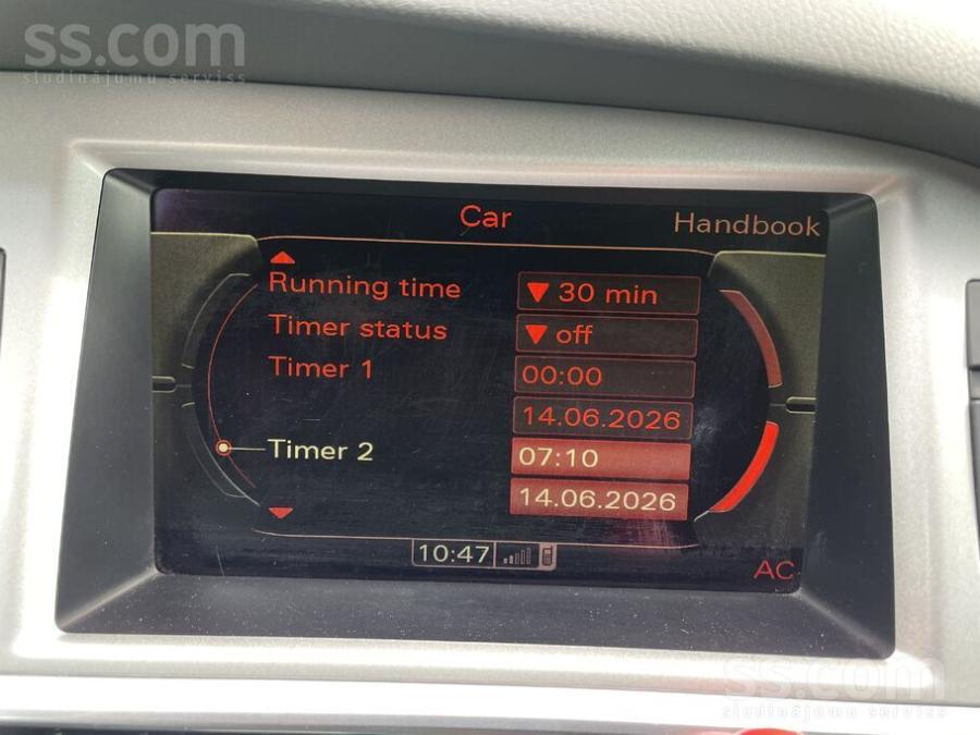 Black Audi A6 2010 in Riga, with an engine capacity of 3.00 L and mileage of 330 thousand km for 8400 €, photo 12 on AUTOMOTO.COM.LV