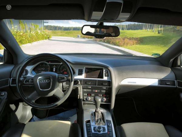 Black Audi A6 2010 in Vilnius, with an engine capacity of 2.97 L and mileage of 358 thousand km for 6500 €, photo 6 on AUTOMOTO.COM.LV