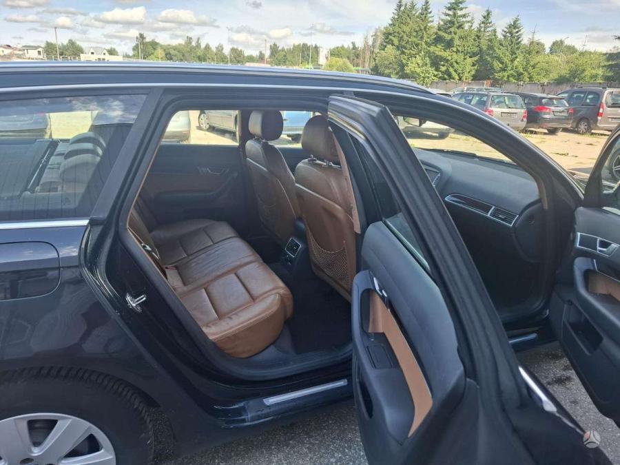 Black Audi A6 2010 in Utena, with an engine capacity of 2.70 L and mileage of 326 thousand km for 3850 €, photo 11 on AUTOMOTO.COM.LV