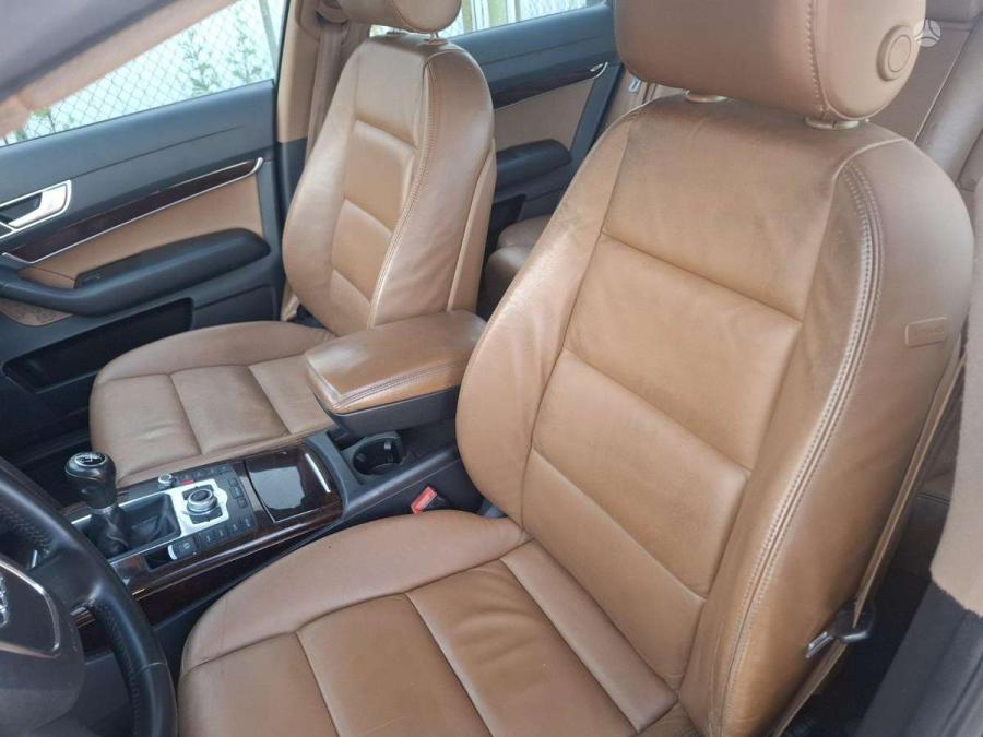 Black Audi A6 2010 in Utena, with an engine capacity of 2.70 L and mileage of 326 thousand km for 3850 €, photo 13 on AUTOMOTO.COM.LV