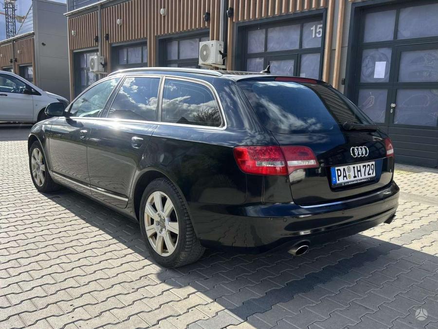 Black Audi A6 2010 in Vilnius, with an engine capacity of 2.97 L and mileage of 303 thousand km for 4950 €, photo 9 on AUTOMOTO.COM.LV